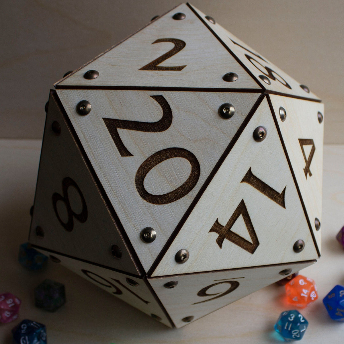 Giant D20 - Does Not Open – Works of Whimsy Studios
